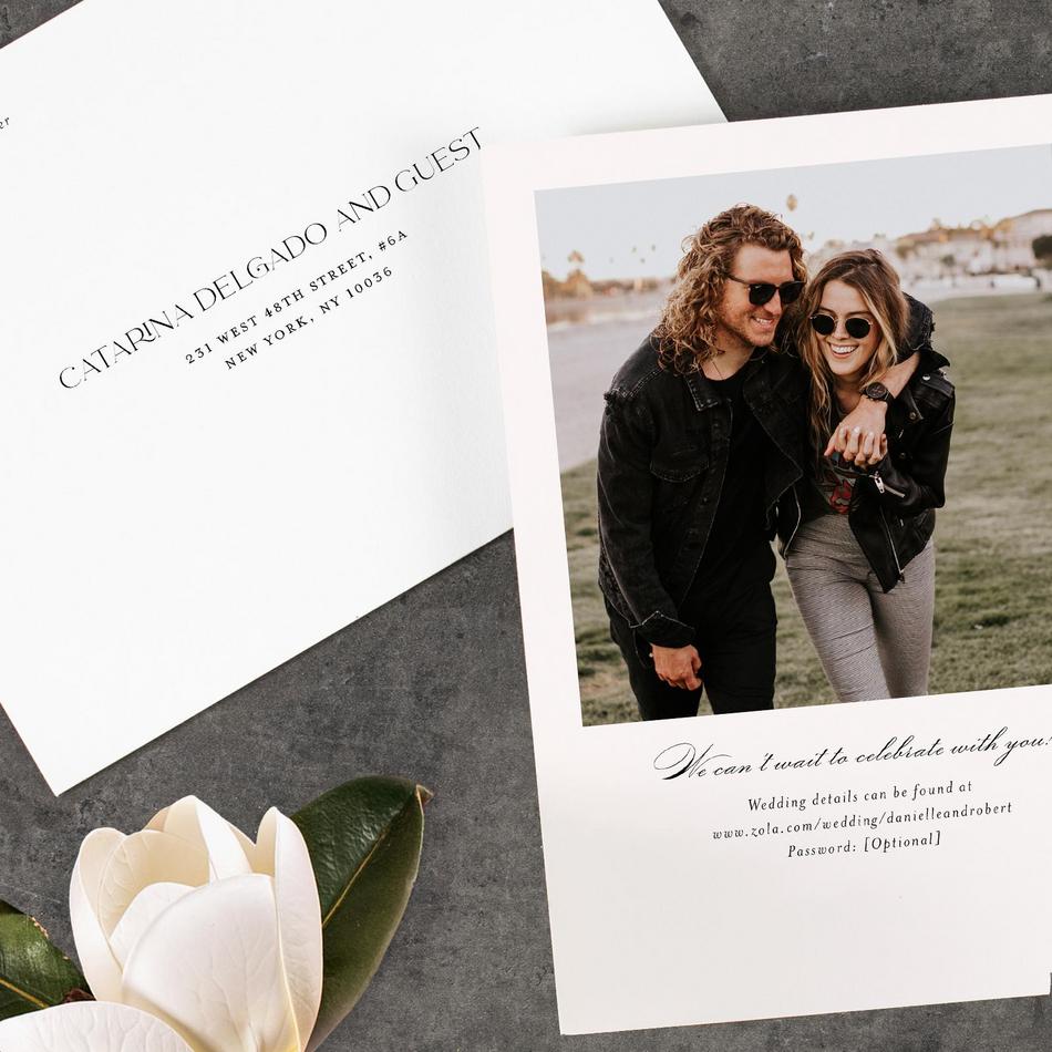 Hilltone Classic | Off-White | Zola Wedding Invitations