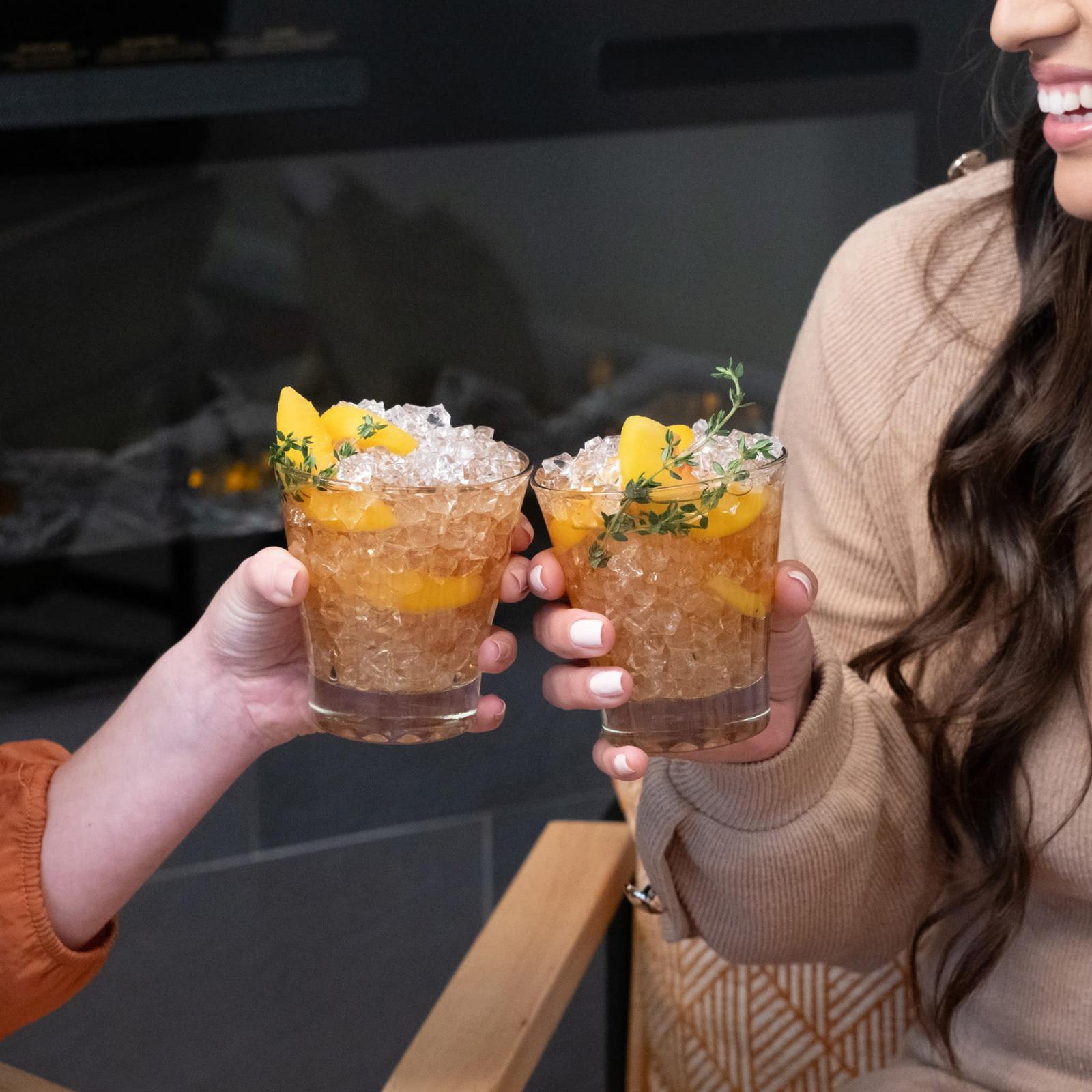 Libbey, Bellevue Stackable Double Old Fashioned Rocks Glass, Set of 4 ...