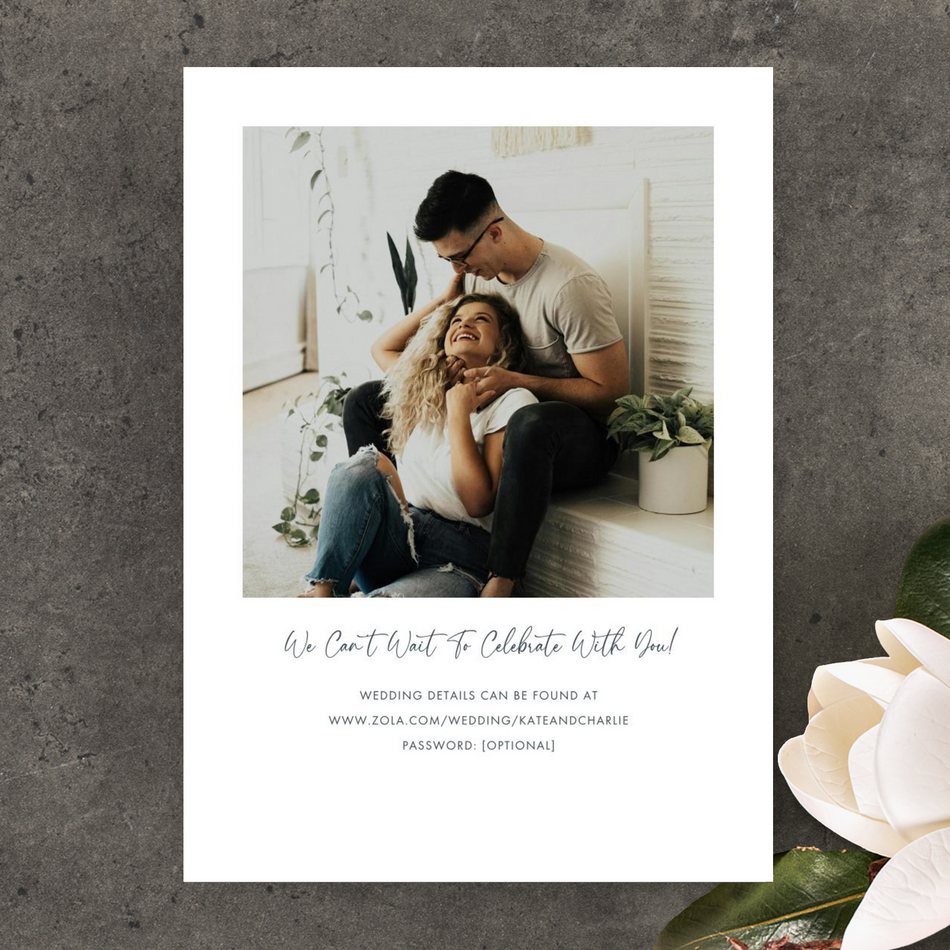 Hamilton Portrait | Linen | Zola Wedding Invitations