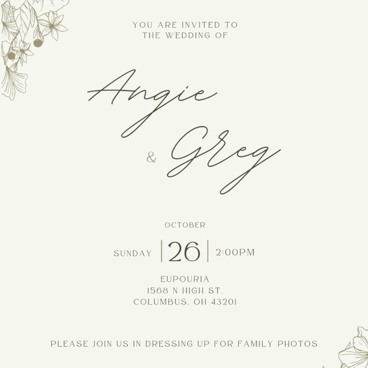 Angela Marie Lombardo (Mayer) and Gregory Lee Layne's Wedding Website