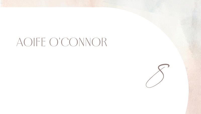 Coleridge | White | Zola Wedding Place Cards