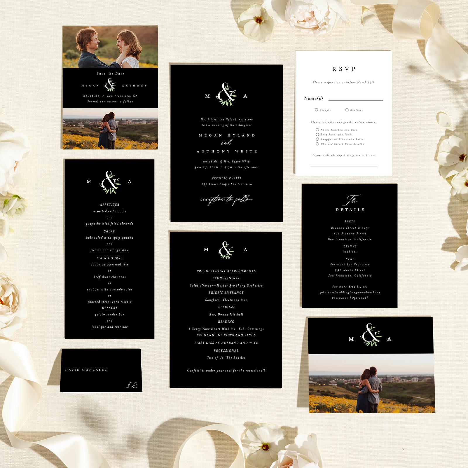 Zola Wedding Programs - Jackson