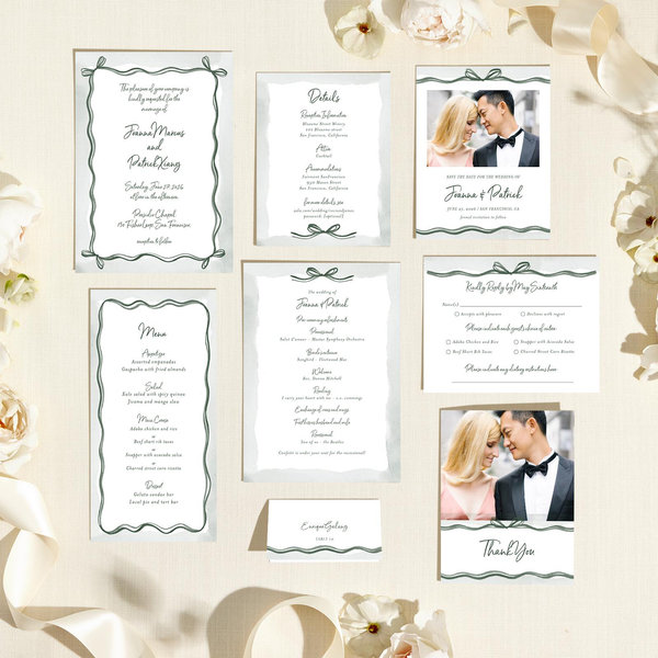 Zola Wedding Invitations - Darlington Portrait