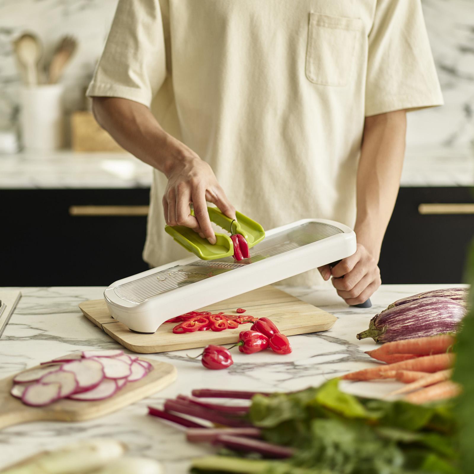 Joseph Joseph, Multi-Grip Mandoline Plus with Precision Food Grip | Zola