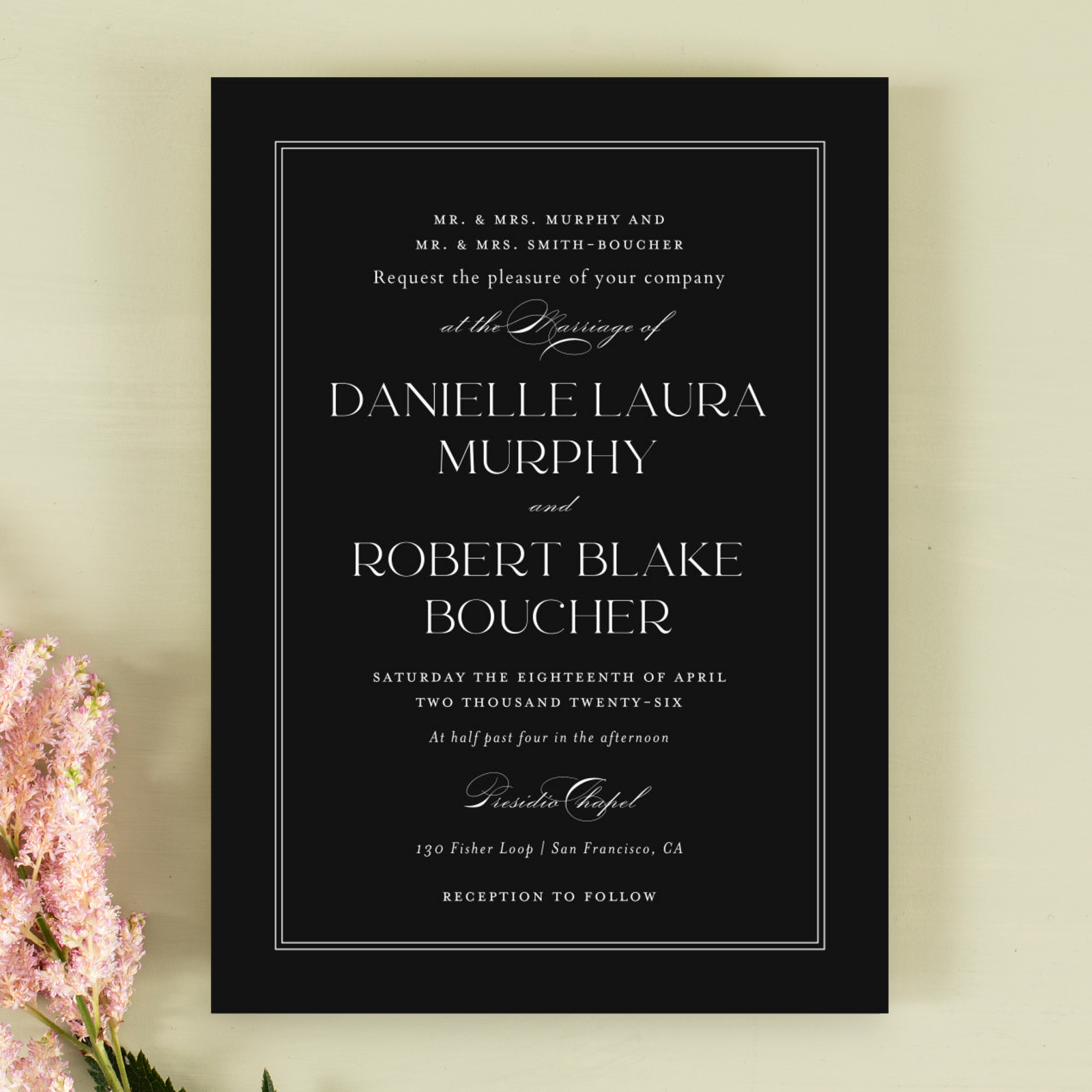Zola Wedding Invitations - Hilltone Classic
