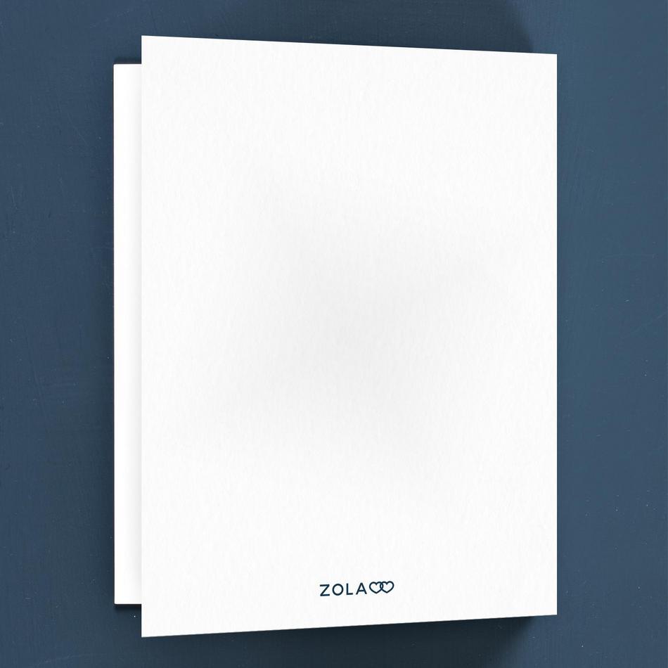 Farnham Portrait | Blue Sage | Zola Thank You Cards