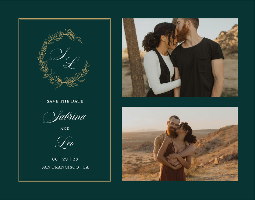 Zola Save The Dates - Goundry Photo