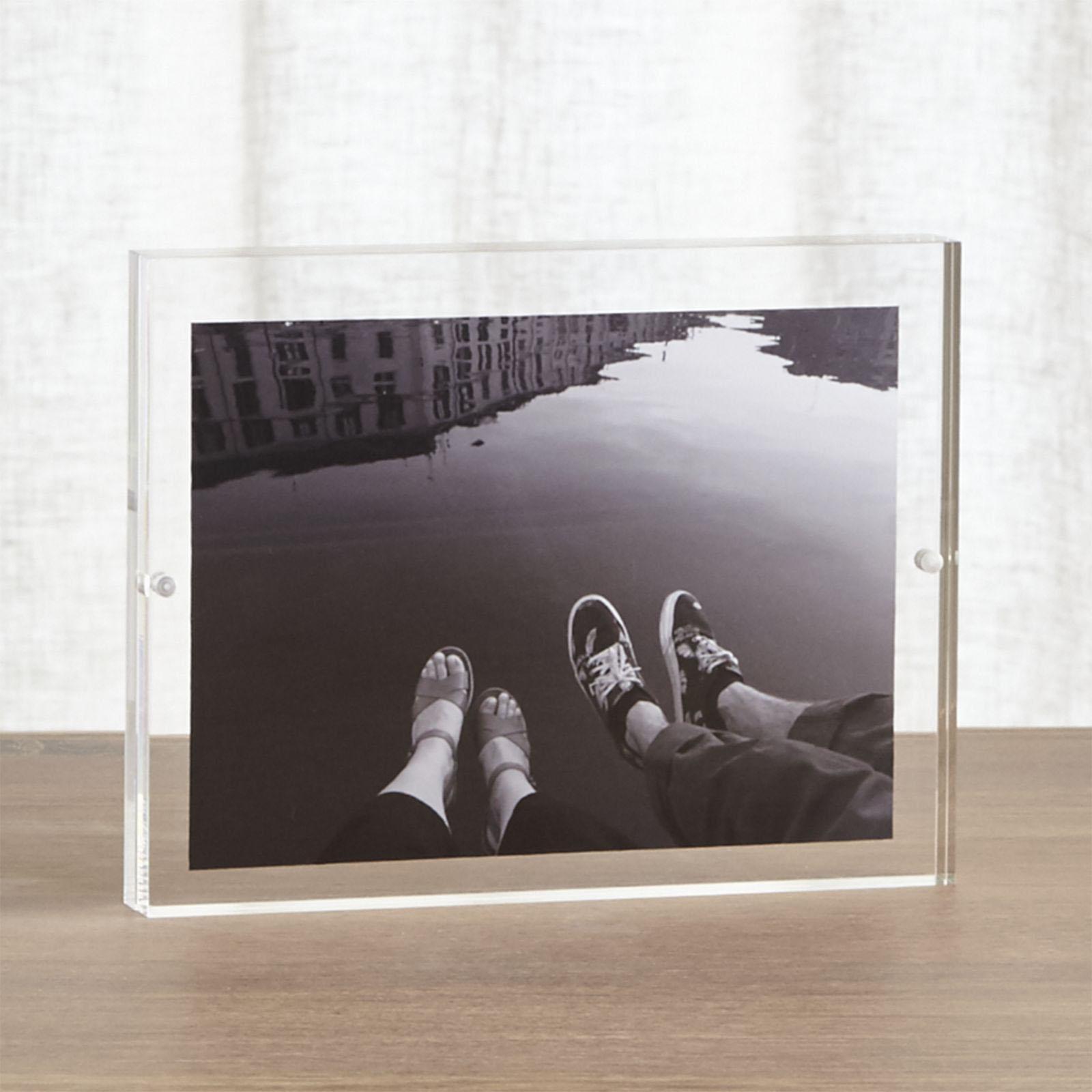Crate and Barrel, Acrylic Block Picture Frame | Zola