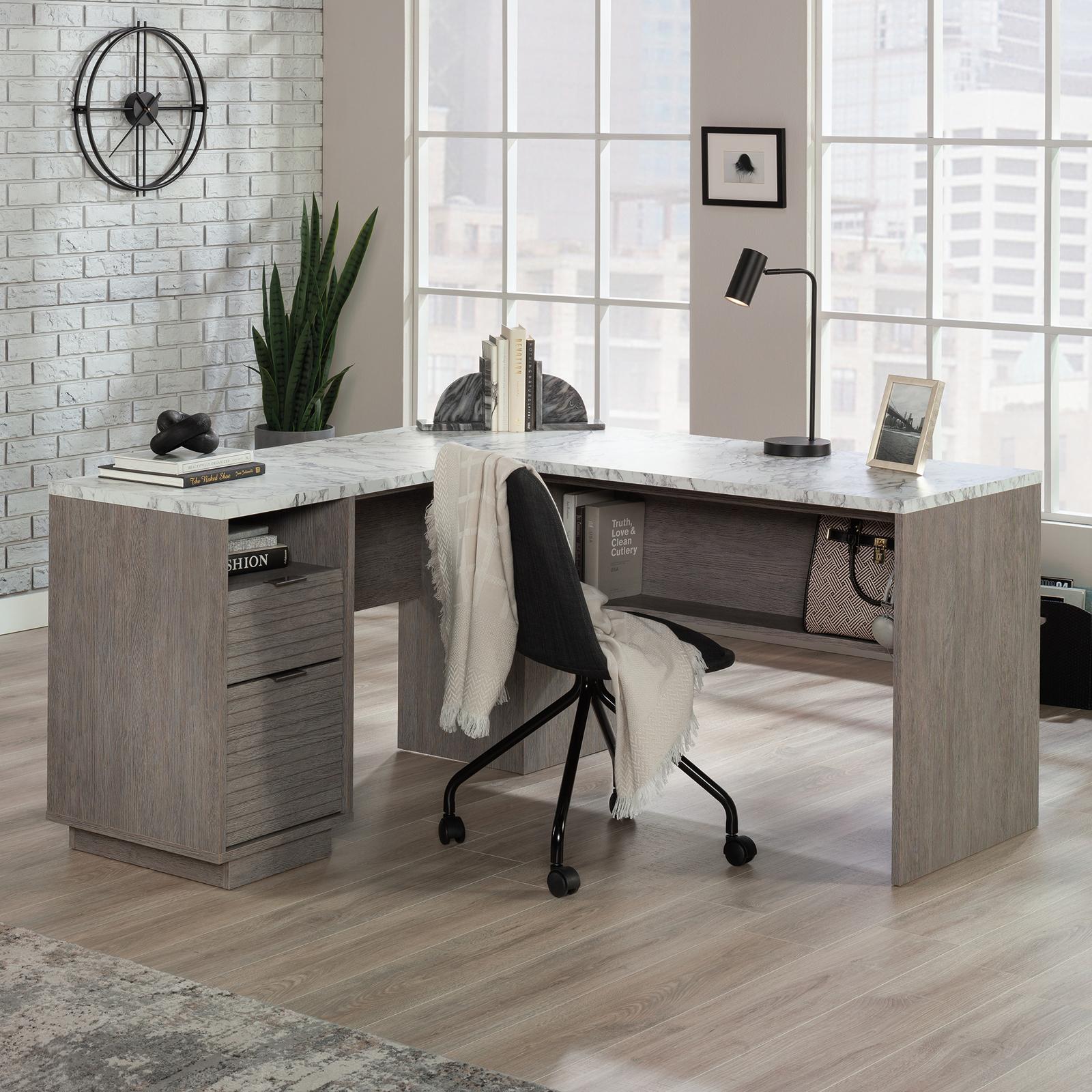 Sauder, East Rock Contemporary L-Shaped Desk | Zola