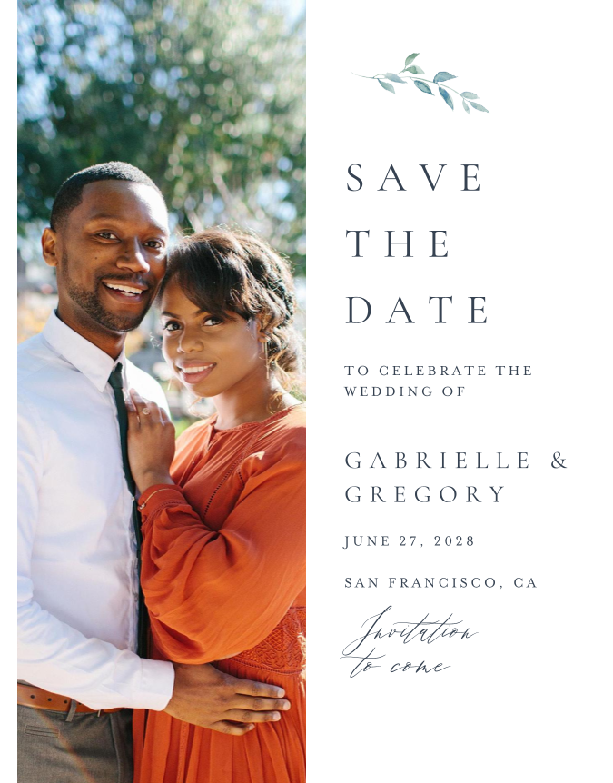 Farnham Photo | Blue Sage | Zola Save The Dates