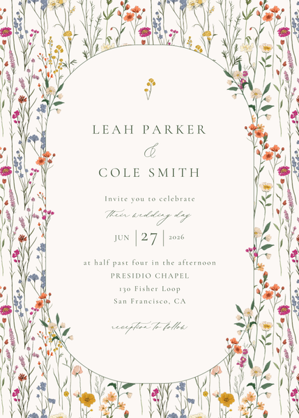 Agave Portrait | Off-White | Zola Wedding Invitations