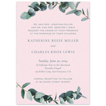 280+ Pink Wedding Invitation Designs - Zola