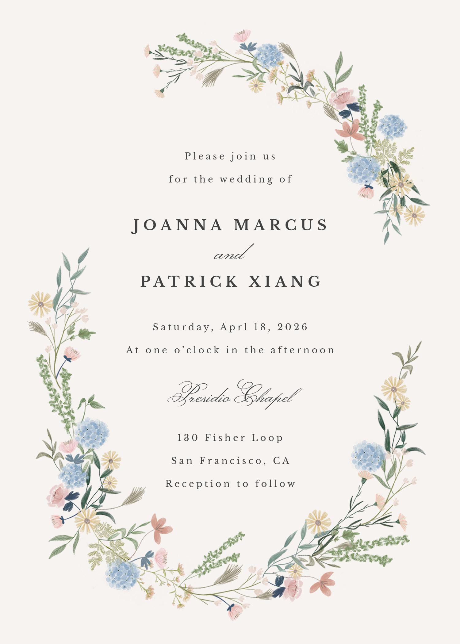 Zola wedding invites store