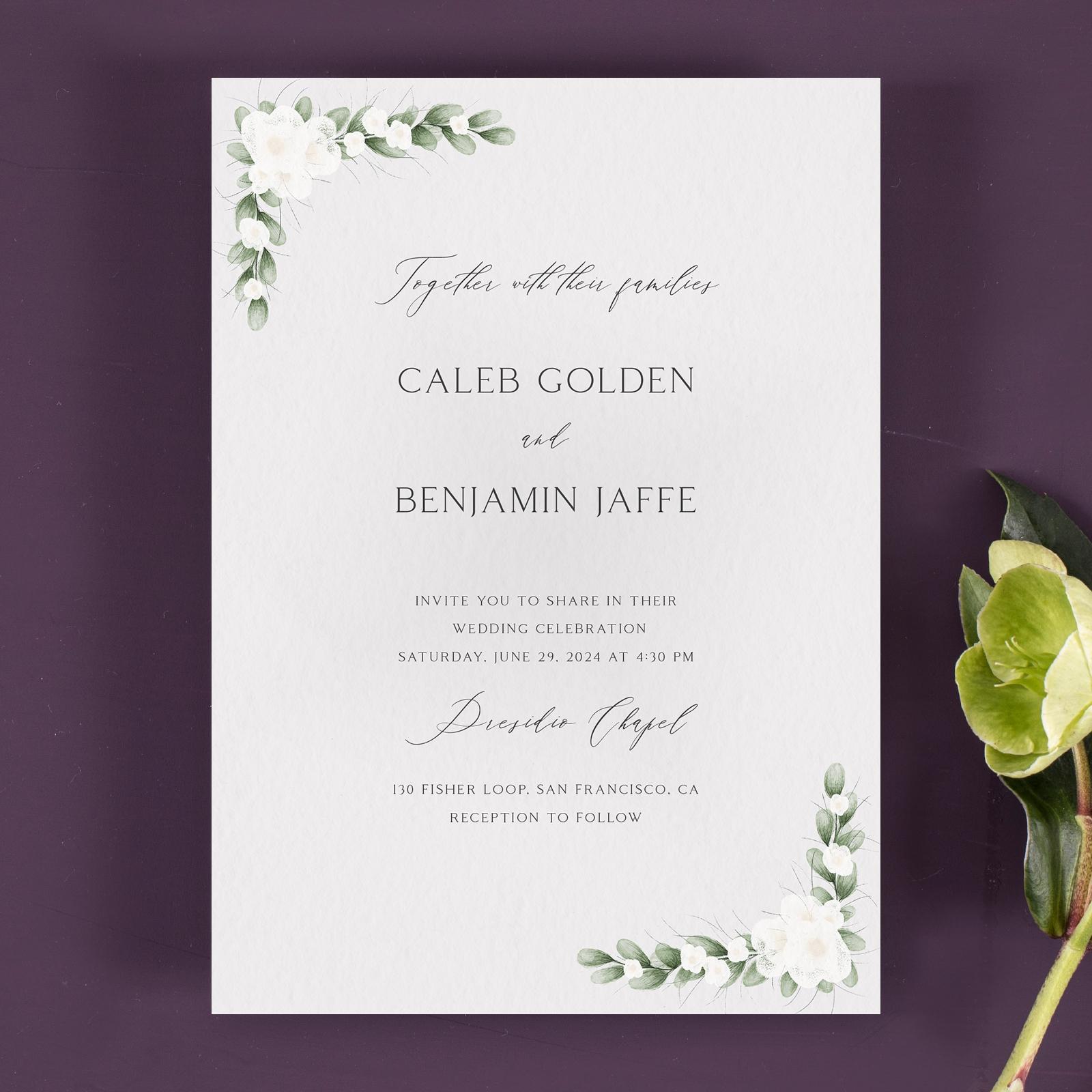 Zola Wedding Invitations - Aldeney Classic