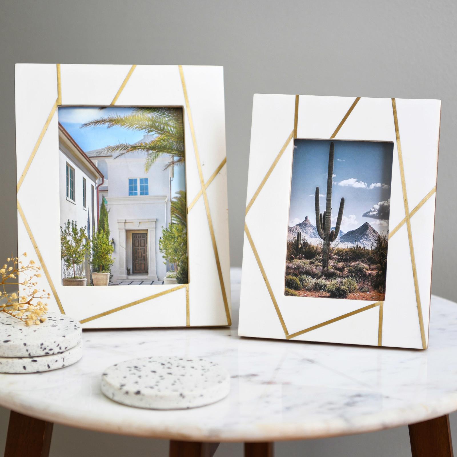 Storied Home, 2-Piece Resin Photo Frame Set | Zola
