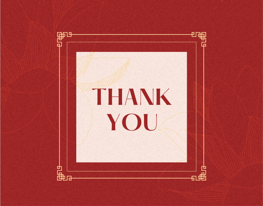 Ames Frame | Red | Zola Thank You Cards