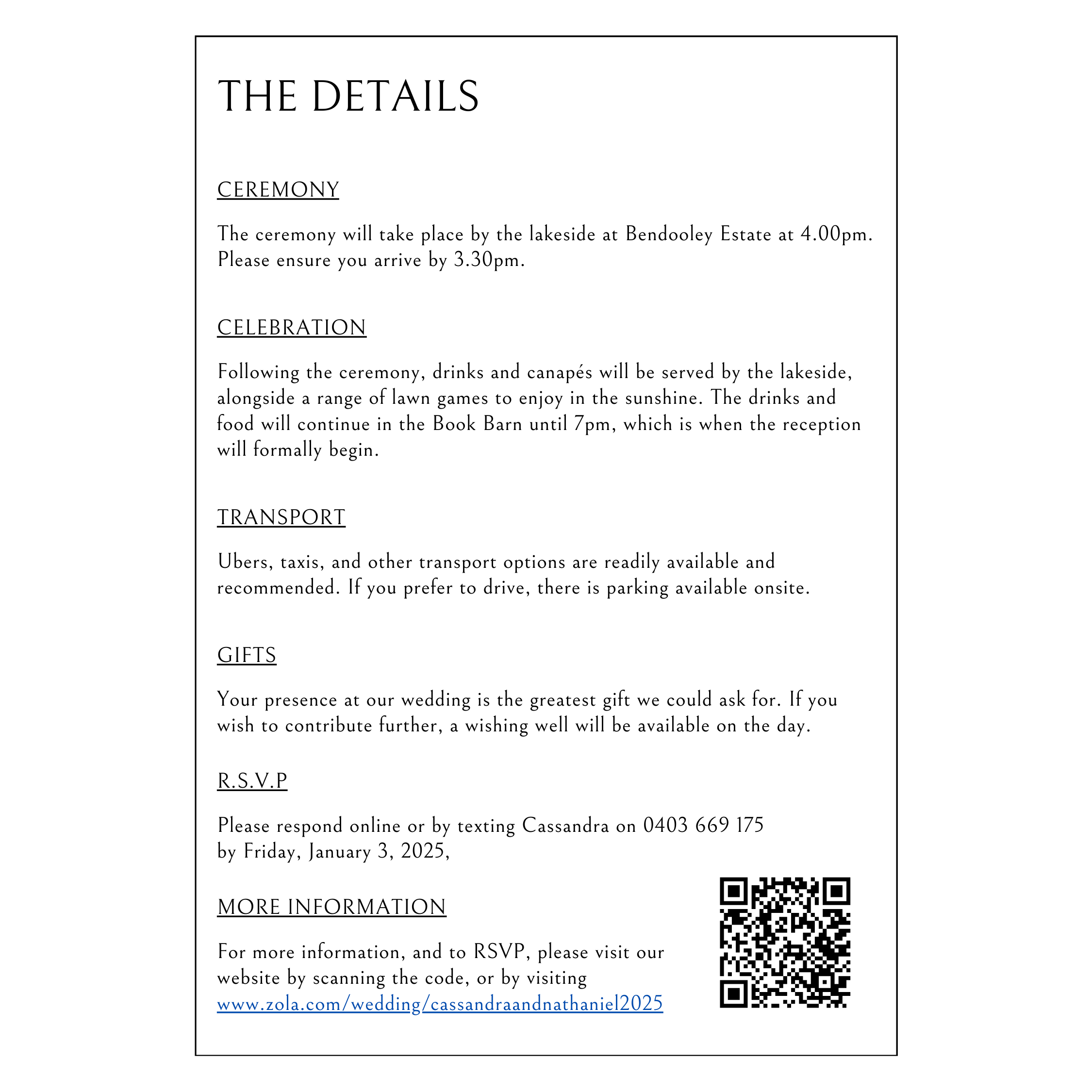 Cassandra Darcy and Nathaniel Adamson's Wedding Website