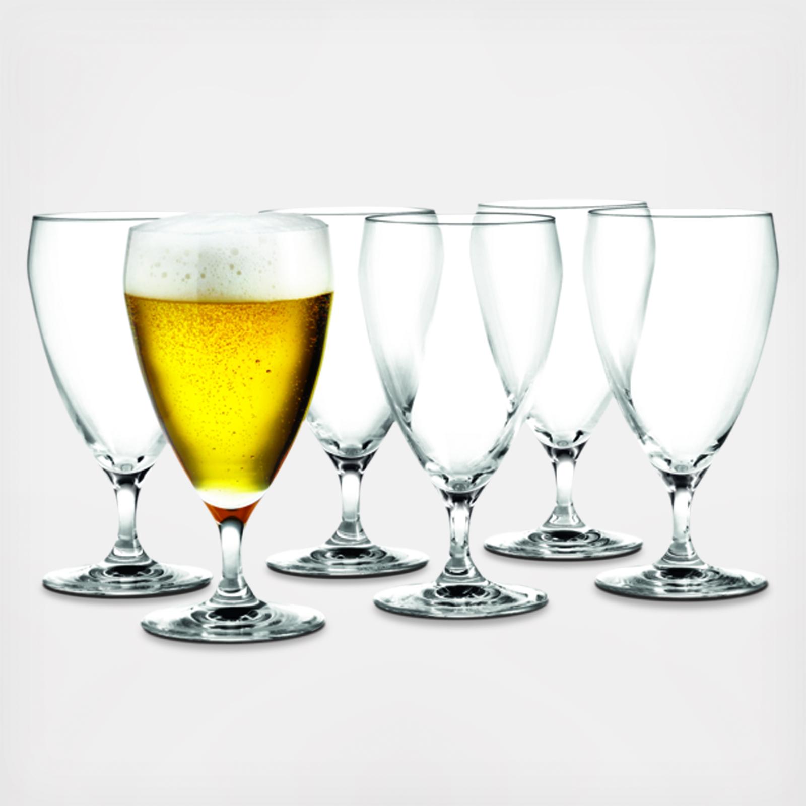 Holmegaard, Perfection Beer Glass, Set of 6 - Zola
