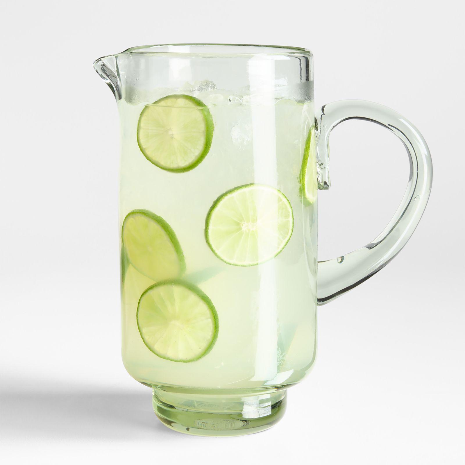 Crate and Barrel, Cortez Glass Pitcher | Zola