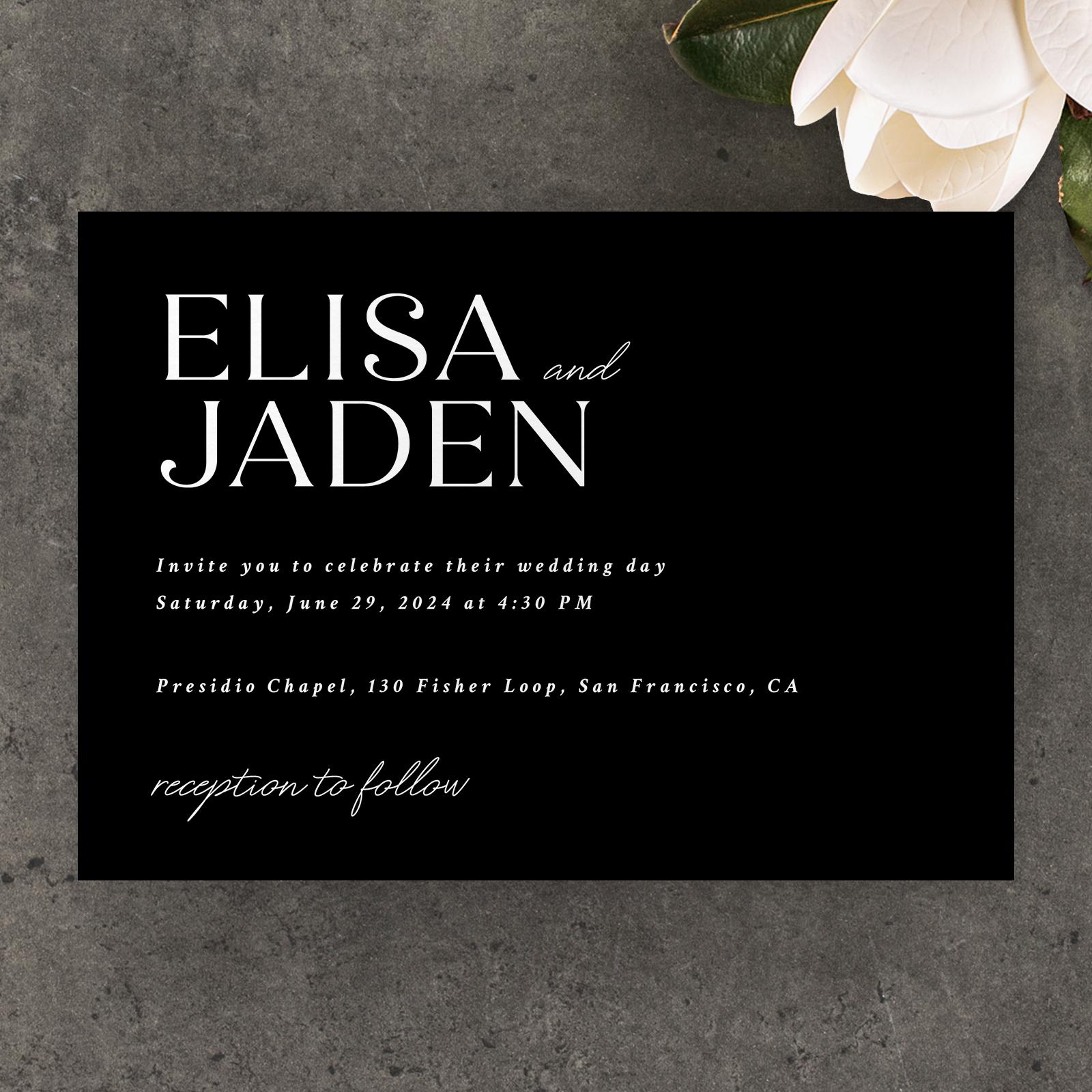 Zola Wedding Invitations - Hippley Landscape