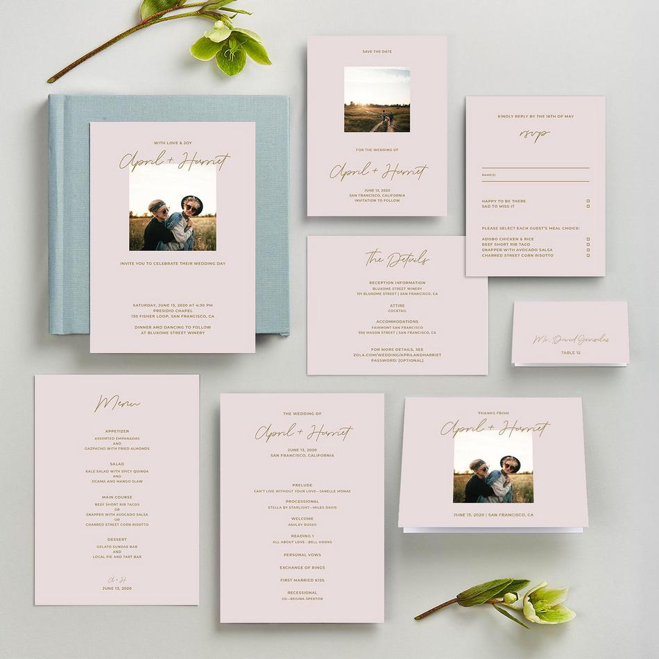 Zola Wedding Programs - Geneva