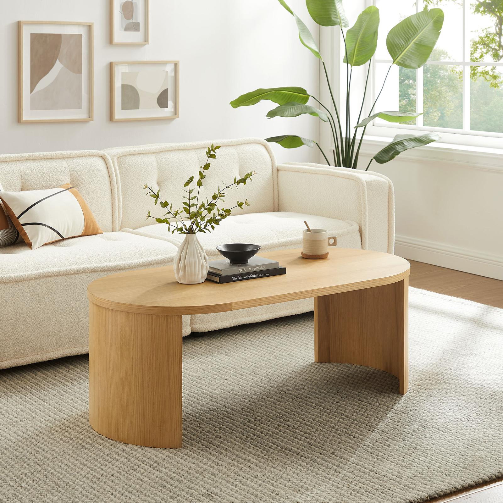 Modway, Aspect Oval Coffee Table | Zola