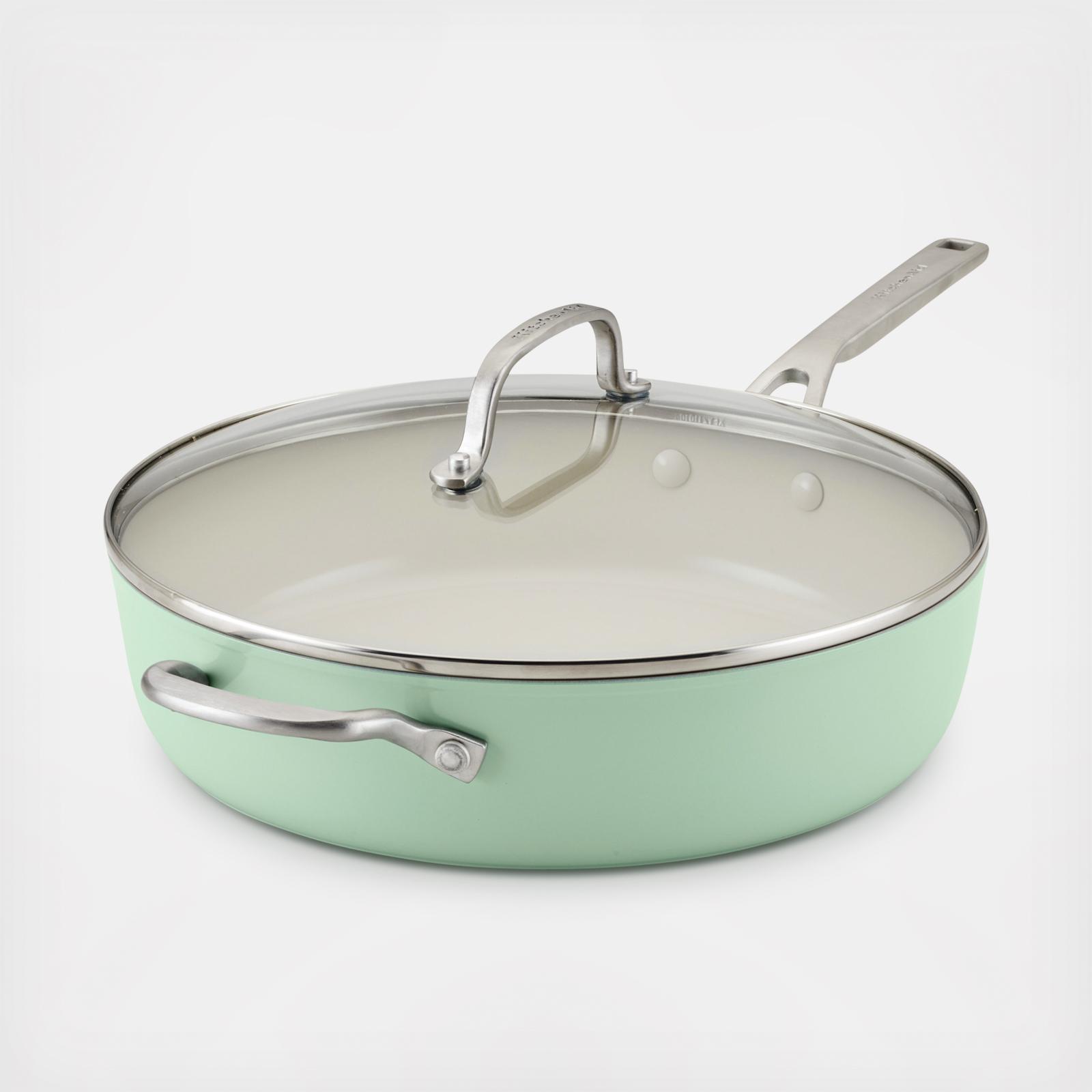 Kitchenaid Hard Anodized Ceramic Nonstick Saute Pan With Lid Zola