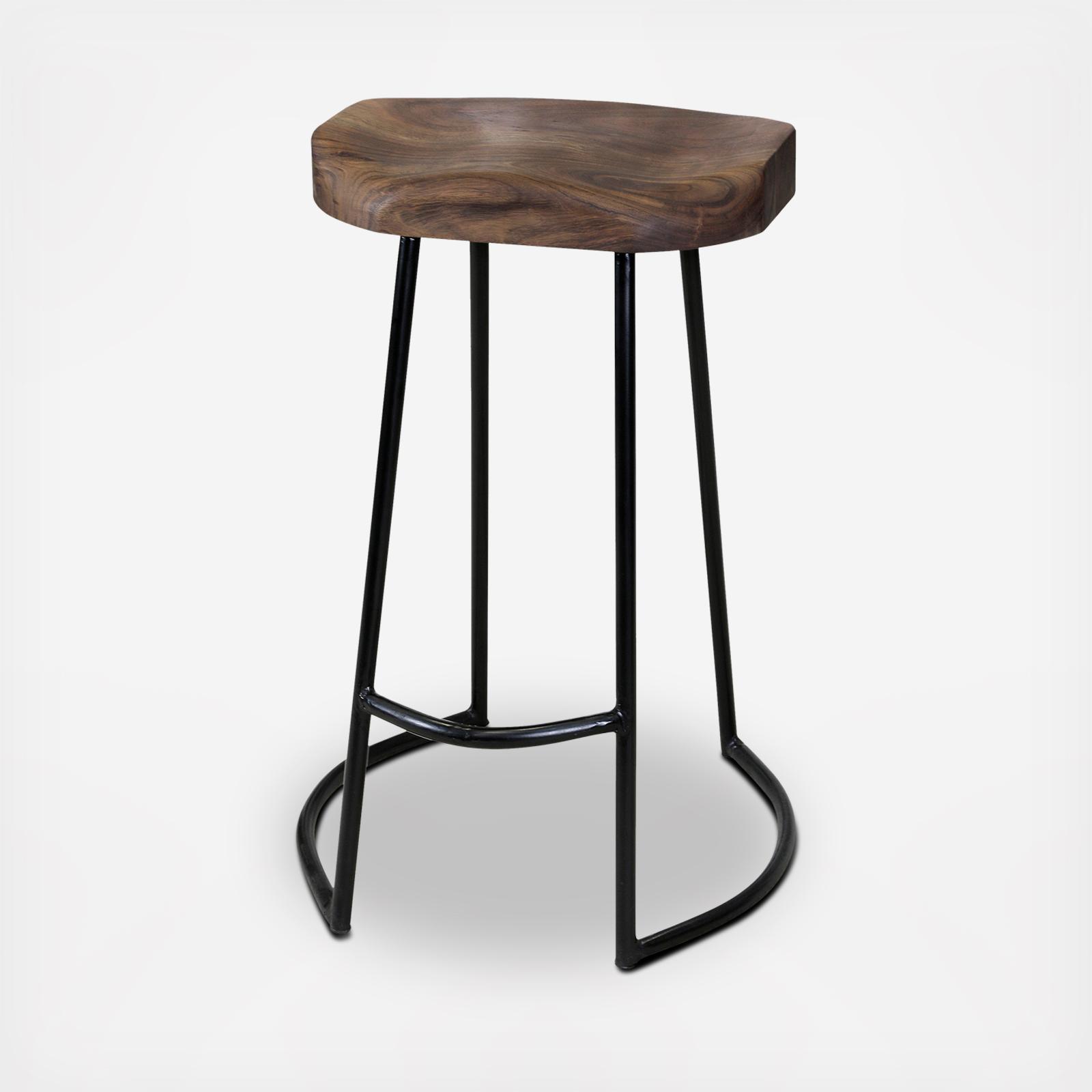 StyleCraft Home Collection, Gavin Sculpted Counter Stool - Zola