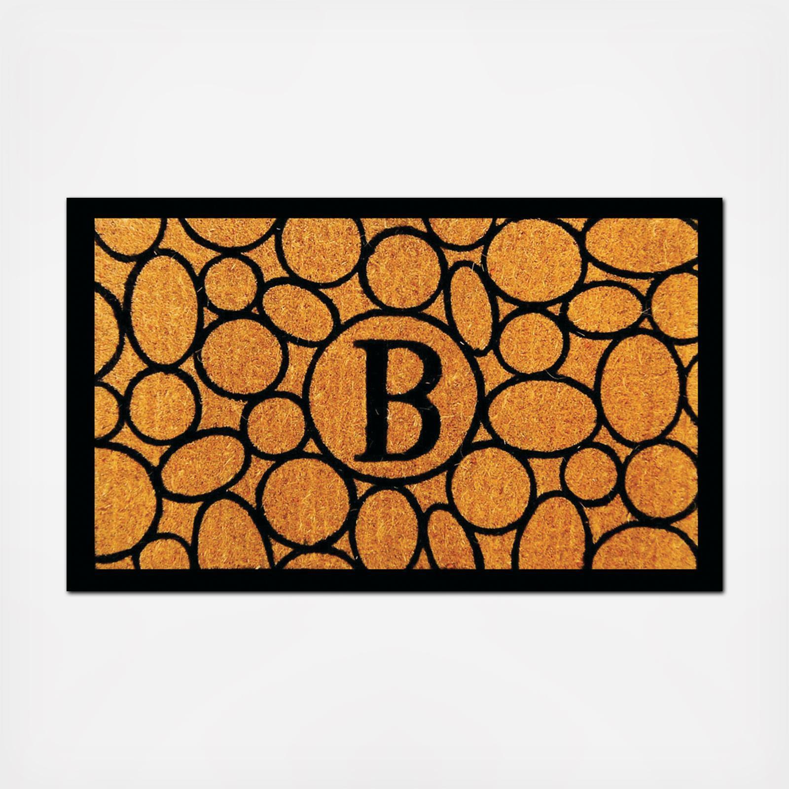 Geo Crafts, Geo Monogram Doormat | Zola