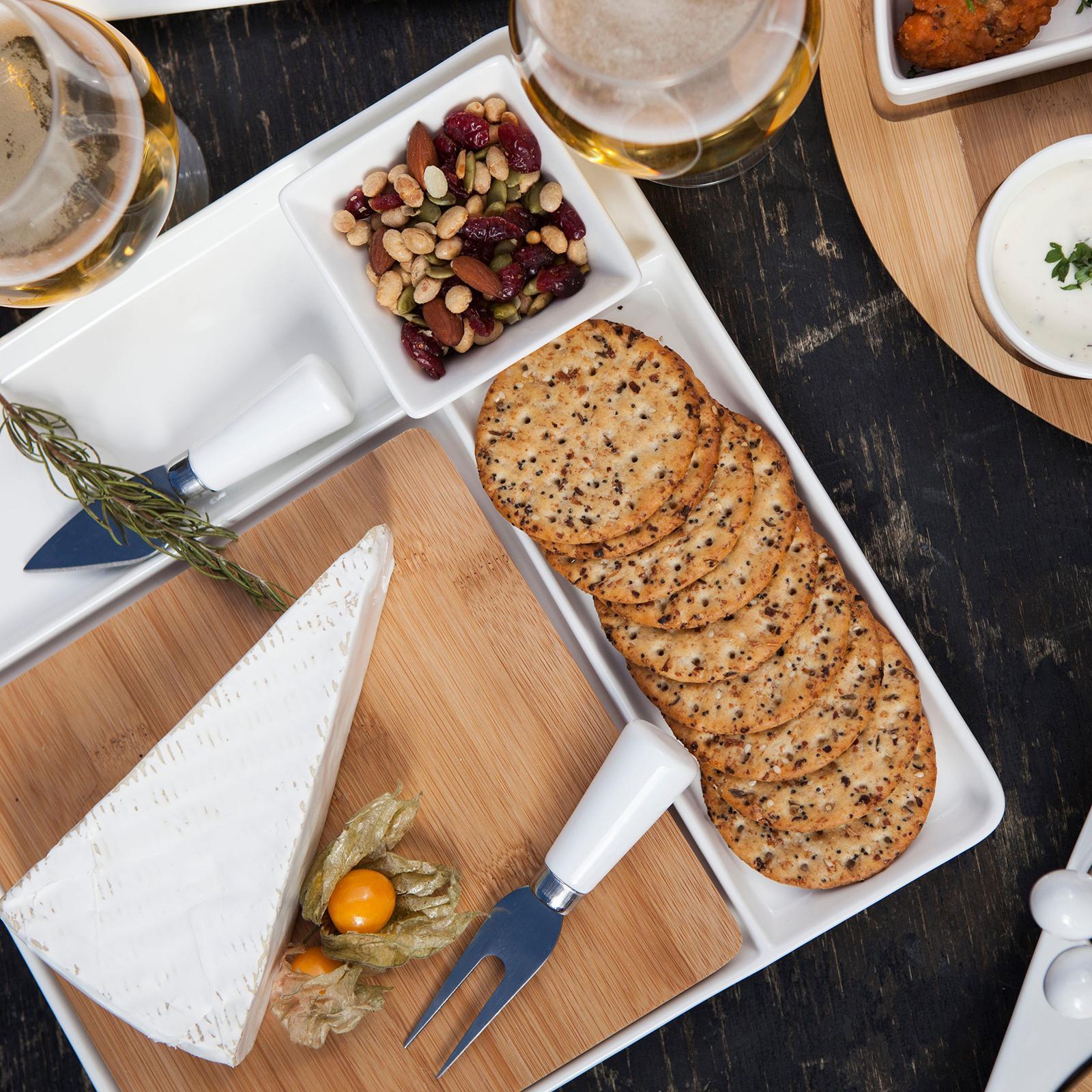 Toscana, Peninsula 5-Piece Cheese Board Set | Zola