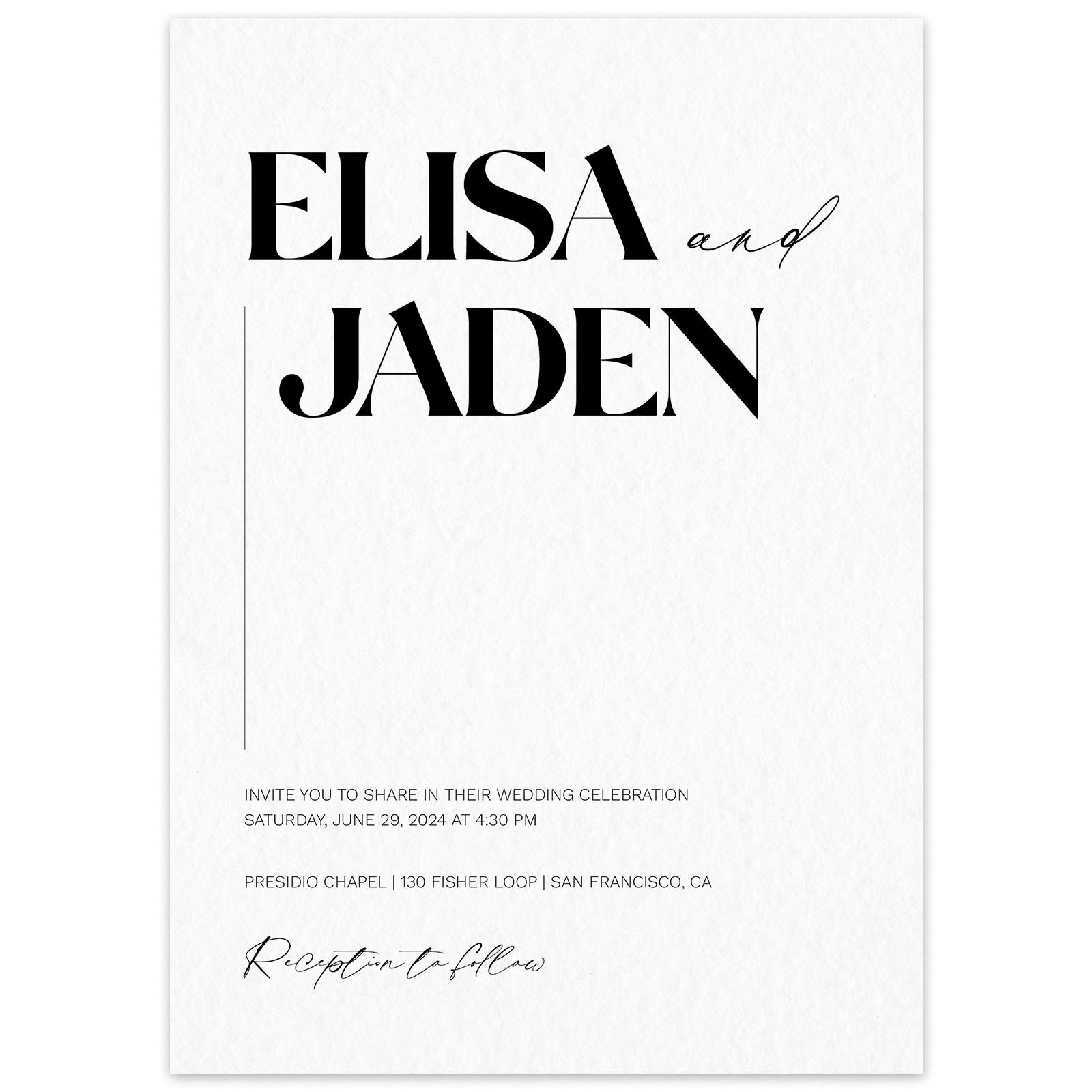 180+ Modern & Contemporary Wedding Invitation Designs - Zola