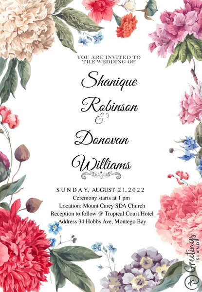 Shanique Robinson and Donovan Williams' Wedding Website