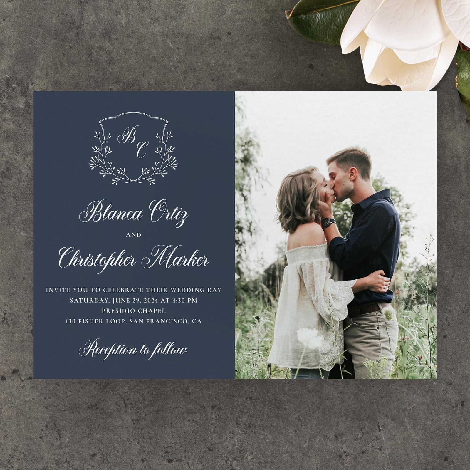 Zola Wedding Invitations - Estera Photo