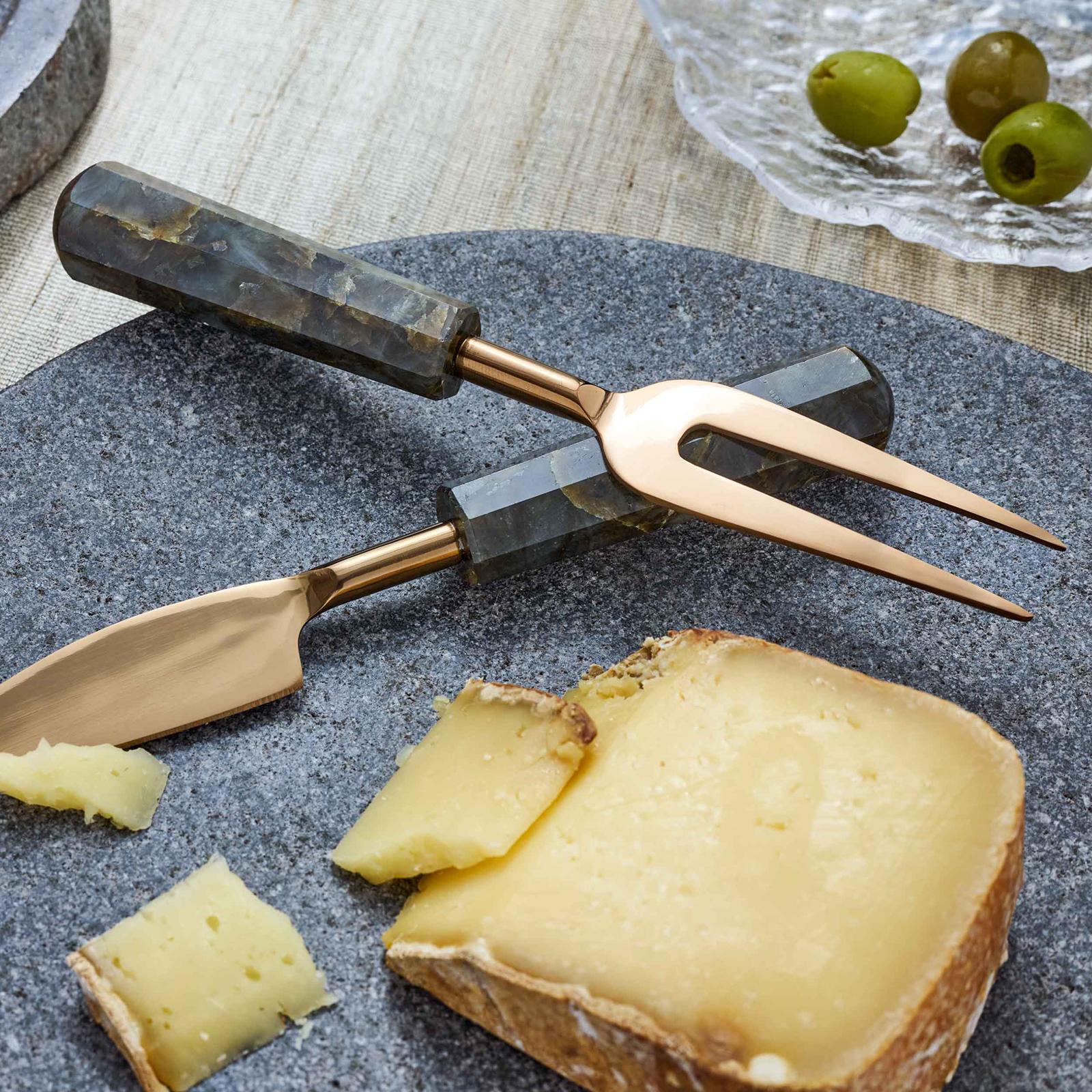 Design Ideas, Dioli 2-Piece Cheese Knife Set | Zola