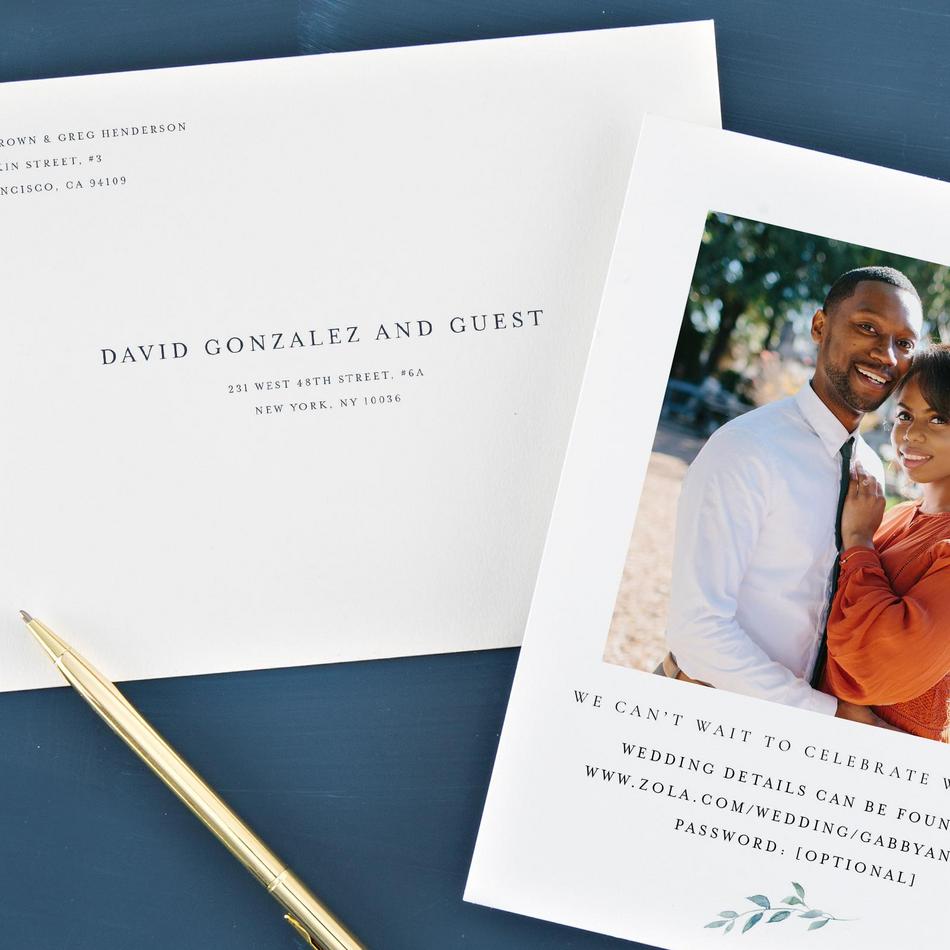 Farnham Portrait | Blue Sage | Zola Save The Dates