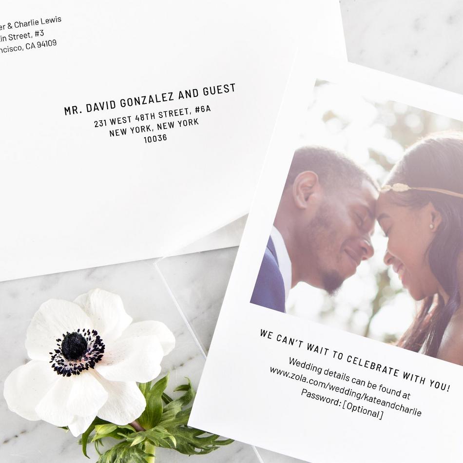 Zola Wedding Invitations - Chicago Skyline