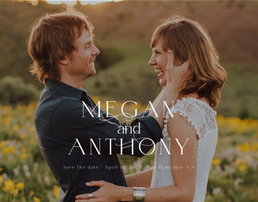 Hodgson Photo | White | Zola Save The Dates