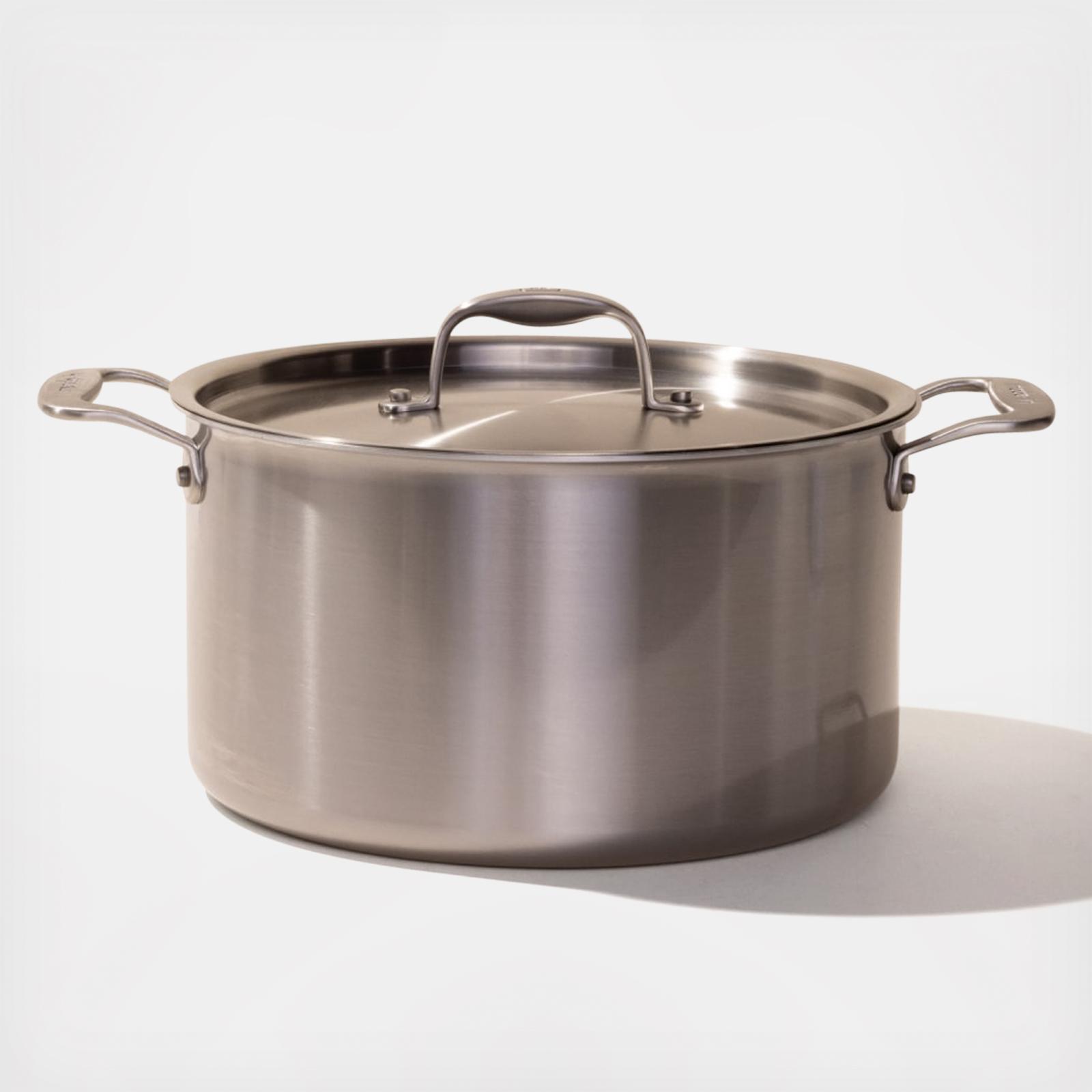 MADE IN Cookware, Stainless Clad Stock Pot with Lid | Zola