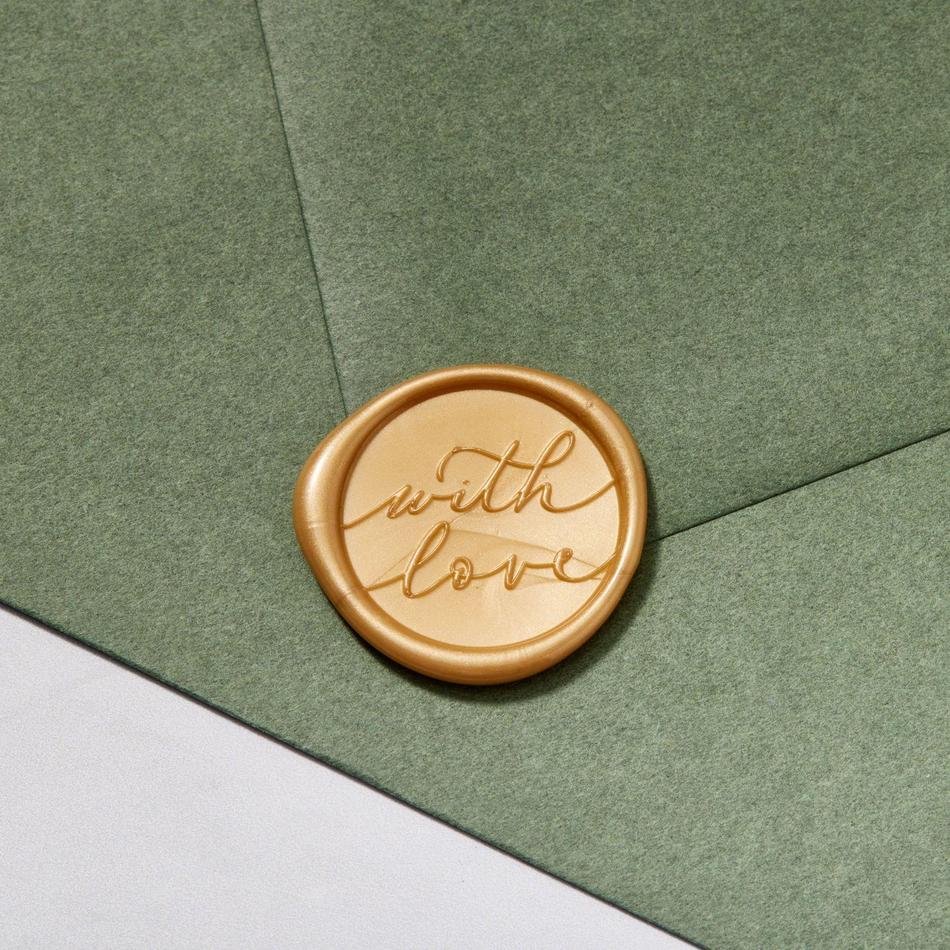 With Love | Prosecco Gold | Zola Wax Seals
