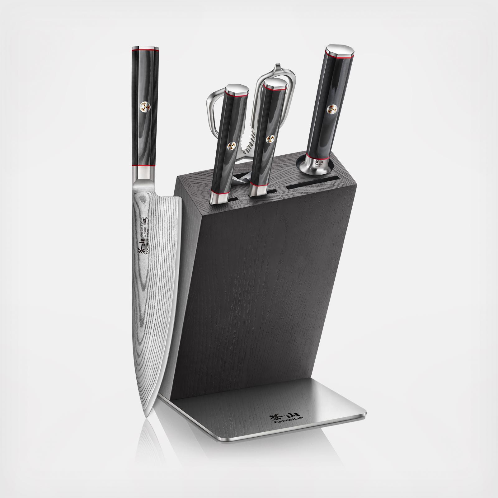 Cangshan, Yari 6-Piece Knife Hua Block Set | Zola