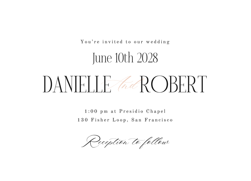 Palenque Landscape | White | Zola Wedding Invitations