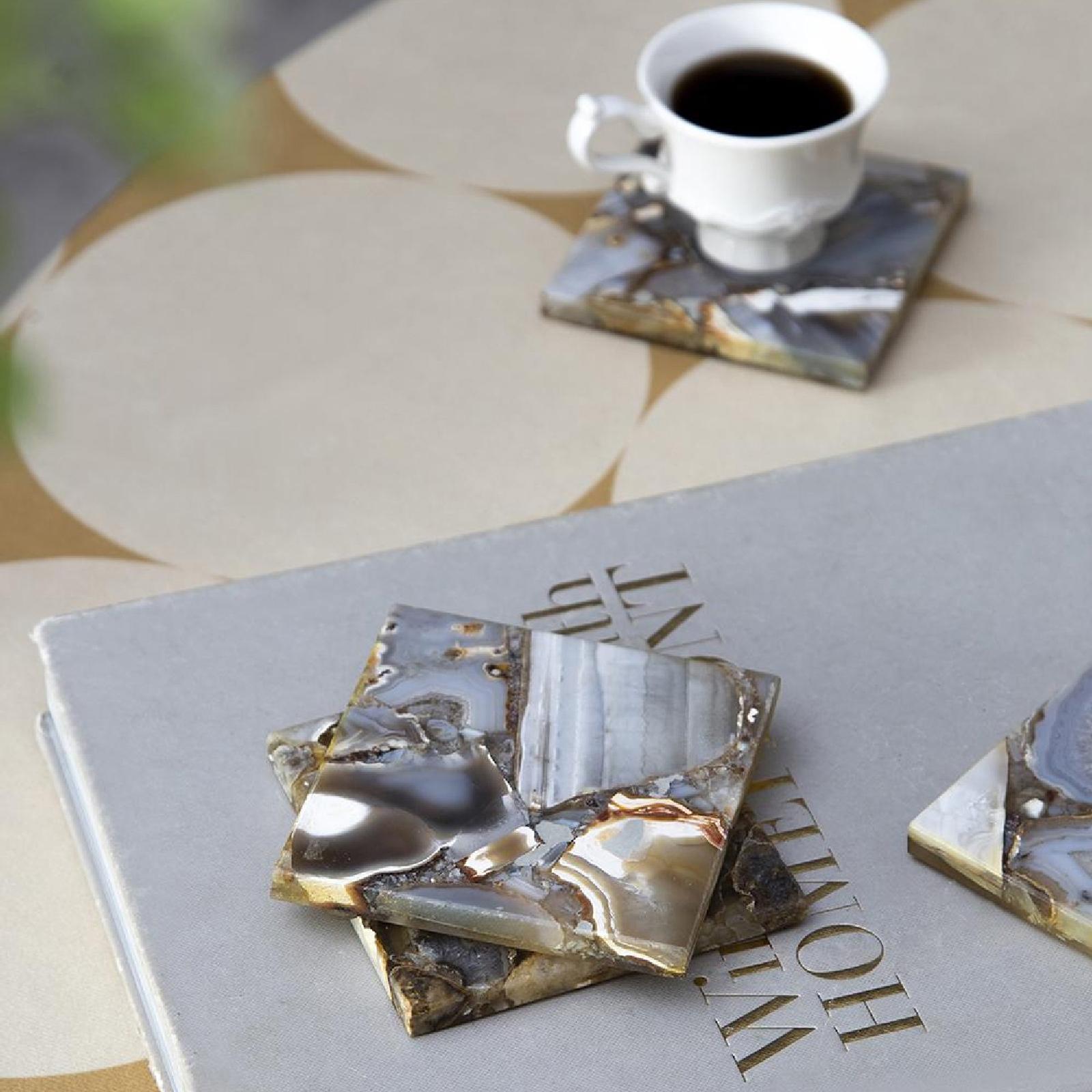 A&B Home, Agate Coaster, Set of 4 | Zola