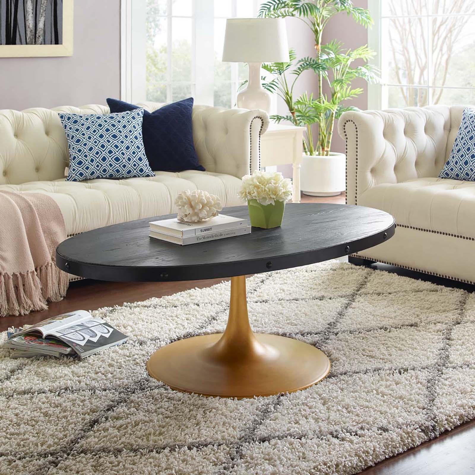 Modway, Drive Wood Top Coffee Table - Zola