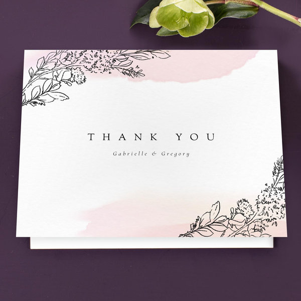 Zola Thank You Cards