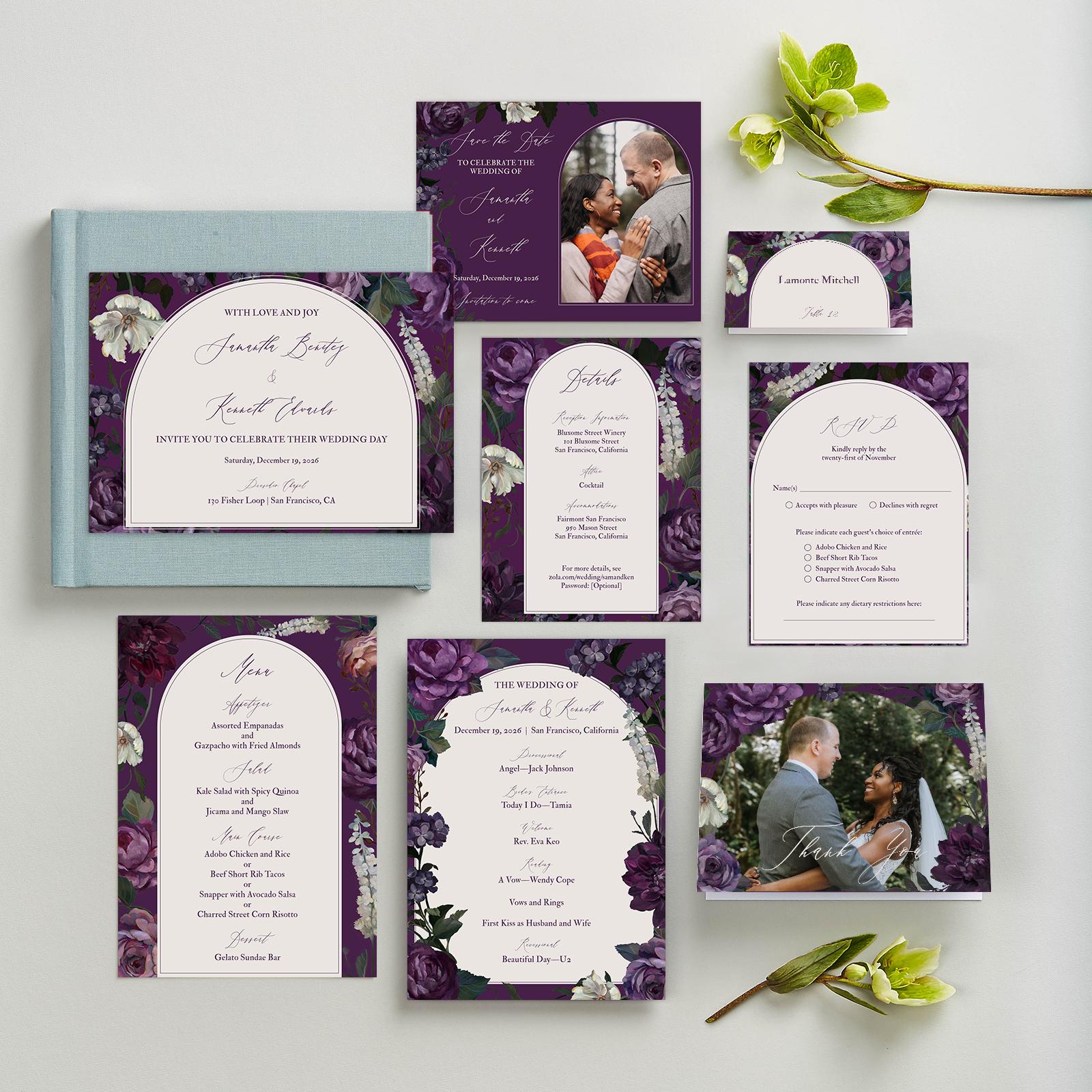 Zola Wedding Invitations - Mystic Landscape