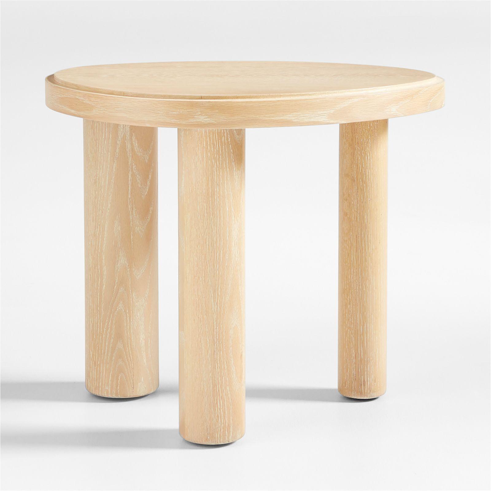 Crate and Barrel, La Sal Tall Asymmetric End Table - Zola