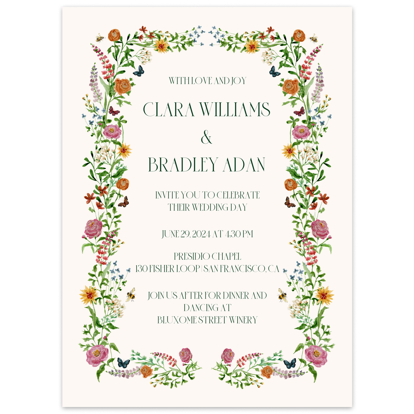 Vintage & Retro Wedding Invitations