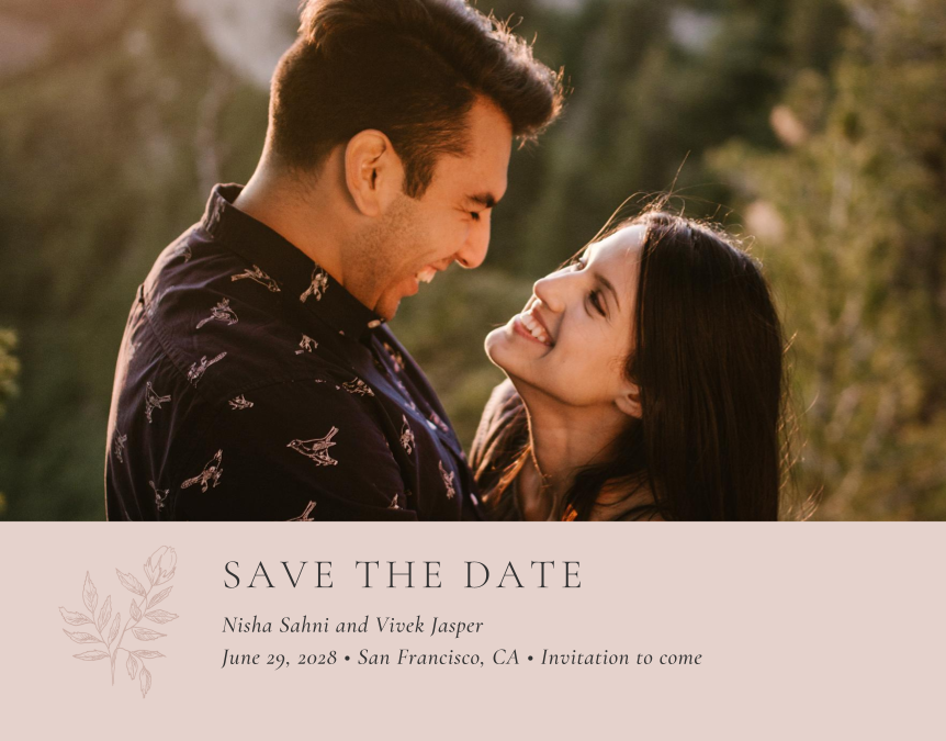 Zola Save The Dates - Cardinell Photo