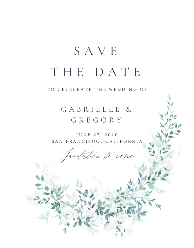 Zola Save The Dates - Farnham Portrait