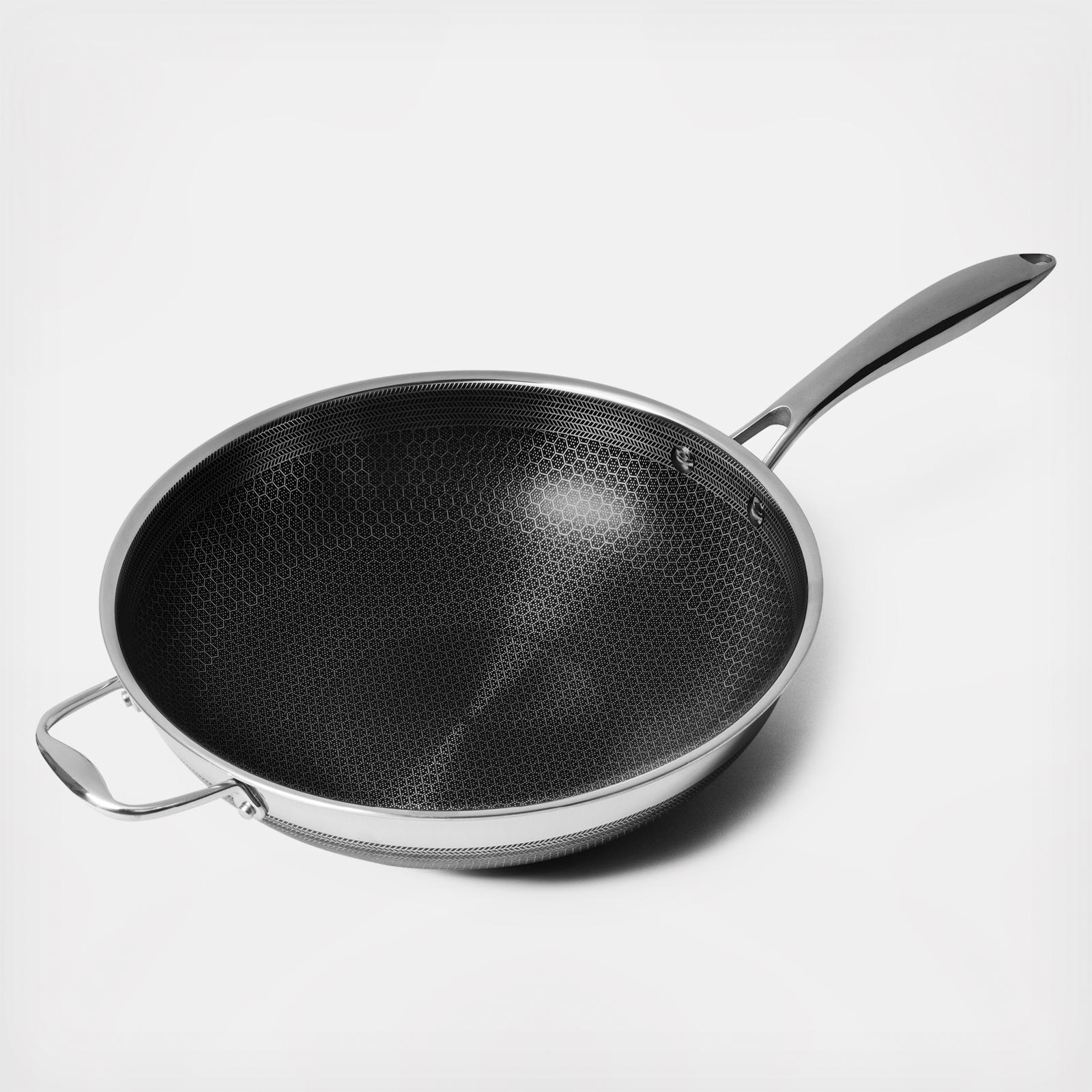 HexClad Hybrid Cookware, 12-Inch Wok - Zola